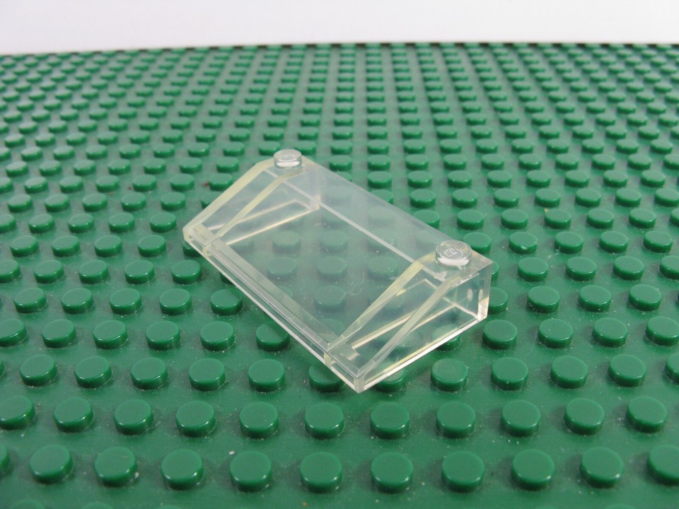 1980s LEGO Trans-Clear Slope 33 3x6 Inner Walls 1966 6385 6382 722 6364 ...
