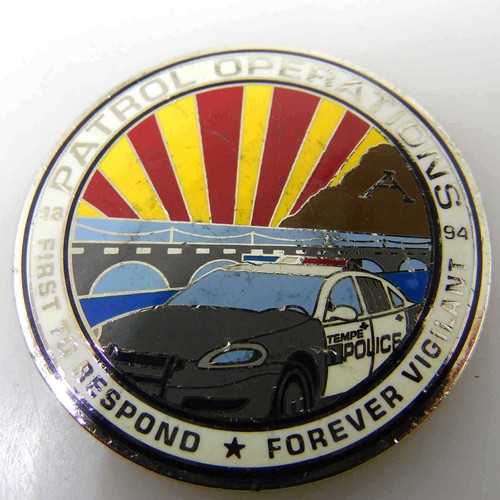 TEMPE POLICE PATROL OPERATIONS CHALLENGE COIN | eBay Australia