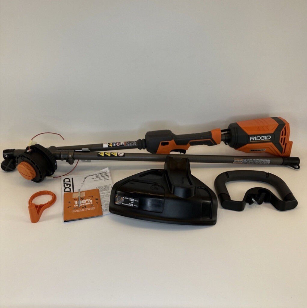 RIDGID 18V Brushless 14in String Trimmer R01201B TOOL ONLY Cordless ...
