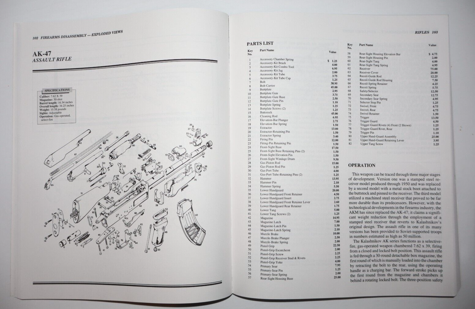 FIREARMS DISASSEMBLY - Exploded Views / John Karns / Large Paperback ...
