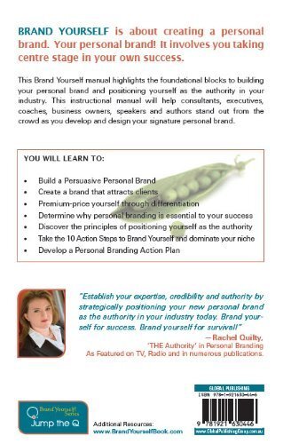 Brand Yourself [Paperback] Ms Rachel Quilty 9781921630446| eBay