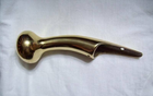 Handmade 7 1/2" Brass Hame Ball Handle Only For Wooden Walking Stick ...