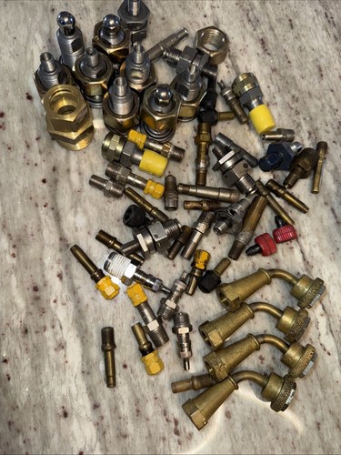 Lot Of 55 Goose Neck Strut Service Adapter Valve Tool Air Chucks Tire ...
