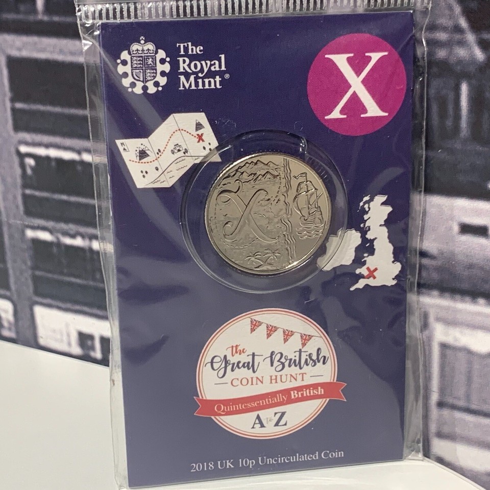 2018 10p Alphabet Coins Letters A to Z Royal Mint Carded British Set ...