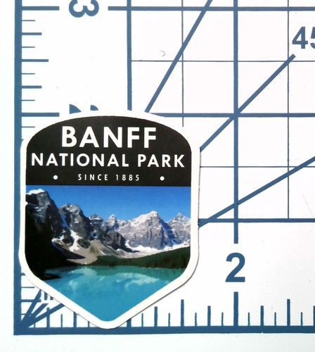 Banff National Park Sticker Vinyl Decal Canada Scrapbook Journal Nature ...