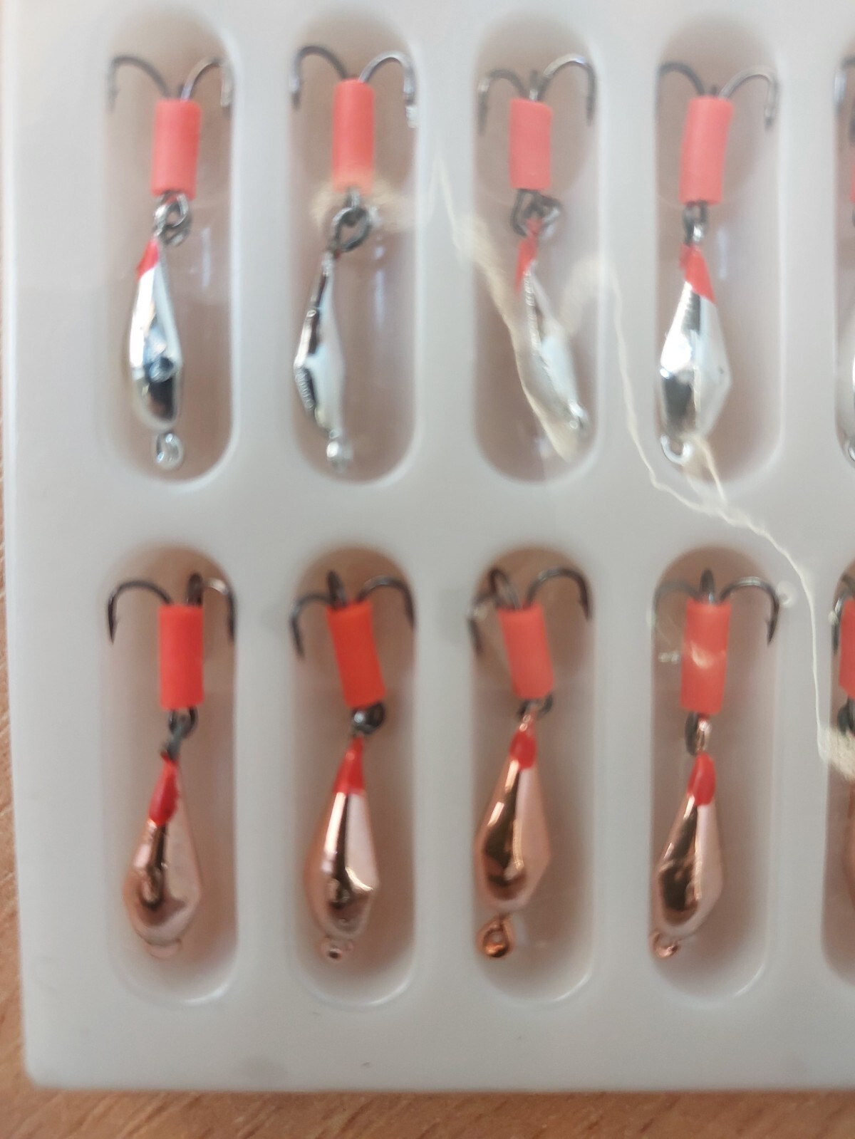 30 Cool Ice Jigs Triple Hooks Winter Ice Fishing Lures Mormyshka ...