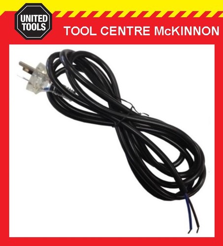 3m 2 CORE 10 AMP FLEXIBLE POWER TOOL REPAIR LEAD WITH CLEAR 3 PIN ...