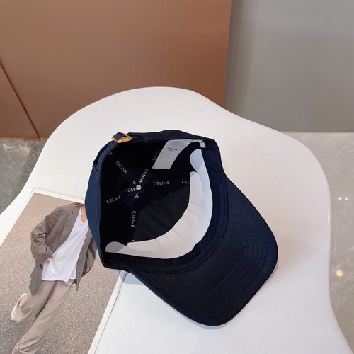 Celine Paris Baseball Cap Hat Unisex Adjustable Navy Blue | eBay