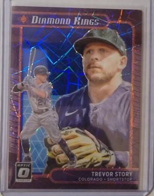 2021 Donruss Optic Baseball #29 Trevor Story Blue Velocity Diamond ...