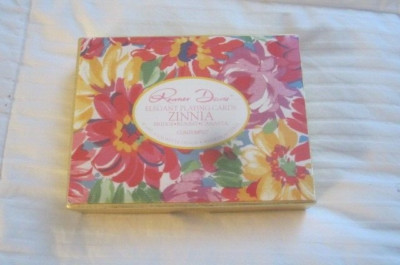 Lot of Two Decks of Renner Davis Elegant Playing Cards ZINNIA in ...