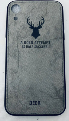 Deer PU Jelly Case For iPhone XR “ Deer / A Bold Attempt Is Half ...