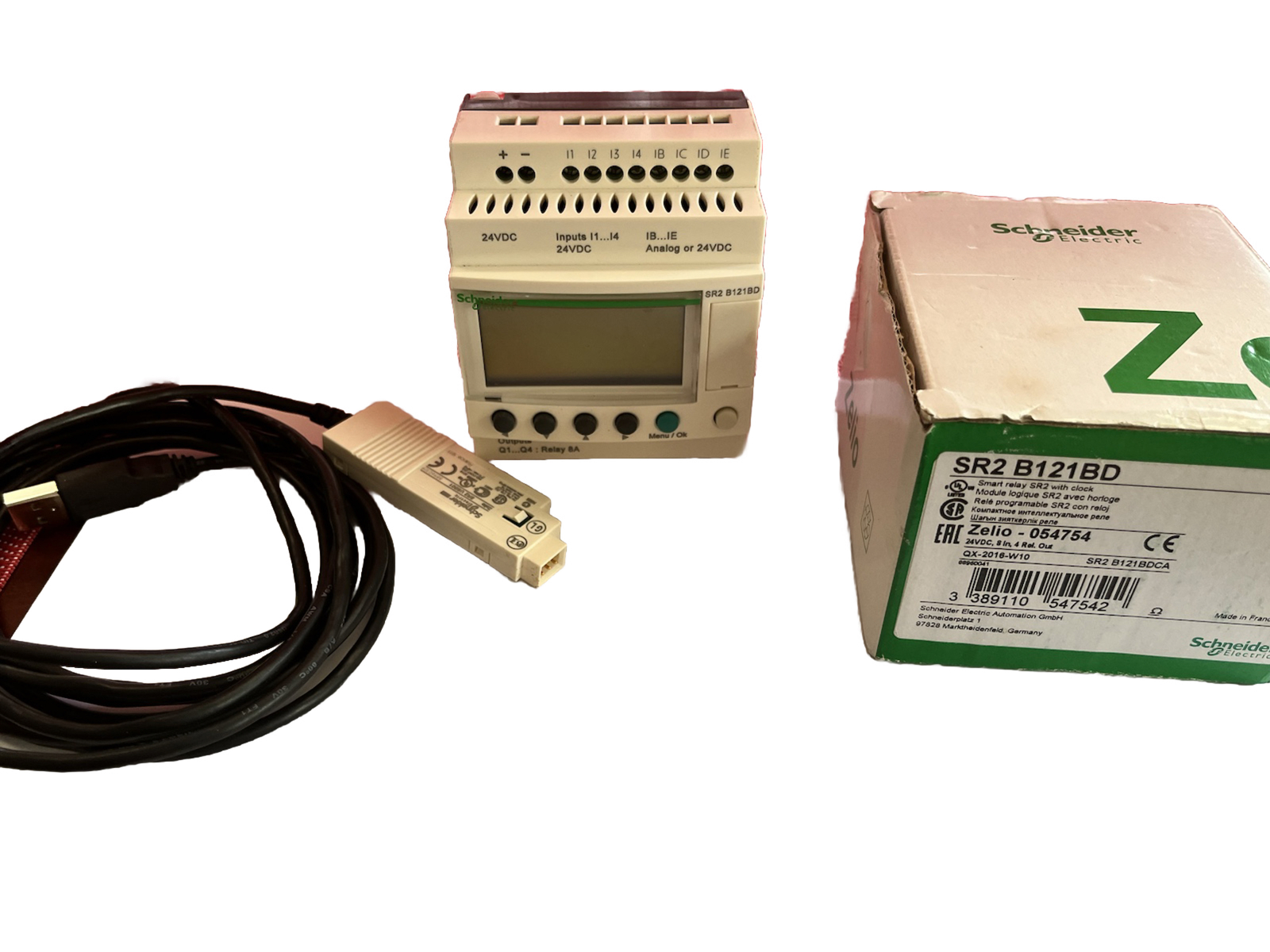 Schneider Zelio SR2 B121BD with SR2 USB01 | eBay Australia