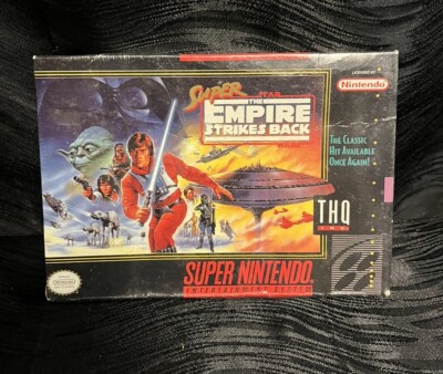 Sealed New Super Star Wars The Empire Strikes Back Super Nintendo SNES ...