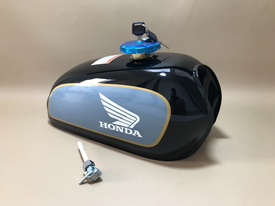Fuel Gas Tank For Genuine Honda Benly CD90 in Black New Complete 50S ...