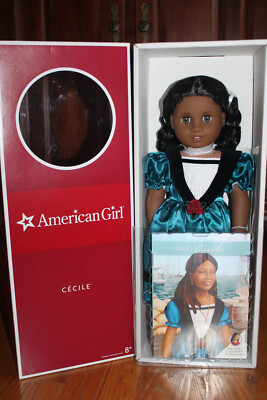 American Girl Doll CECILE Ray DOLL & Book CECILE retired FRIEND of ...