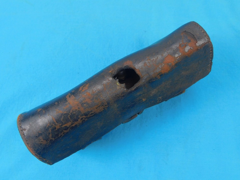 Antique US Civil War Leather Musket Rifle Ammo Pouch Case Holder | eBay