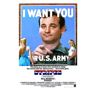 Stripes Movie Poster - 24" x 36" | eBay
