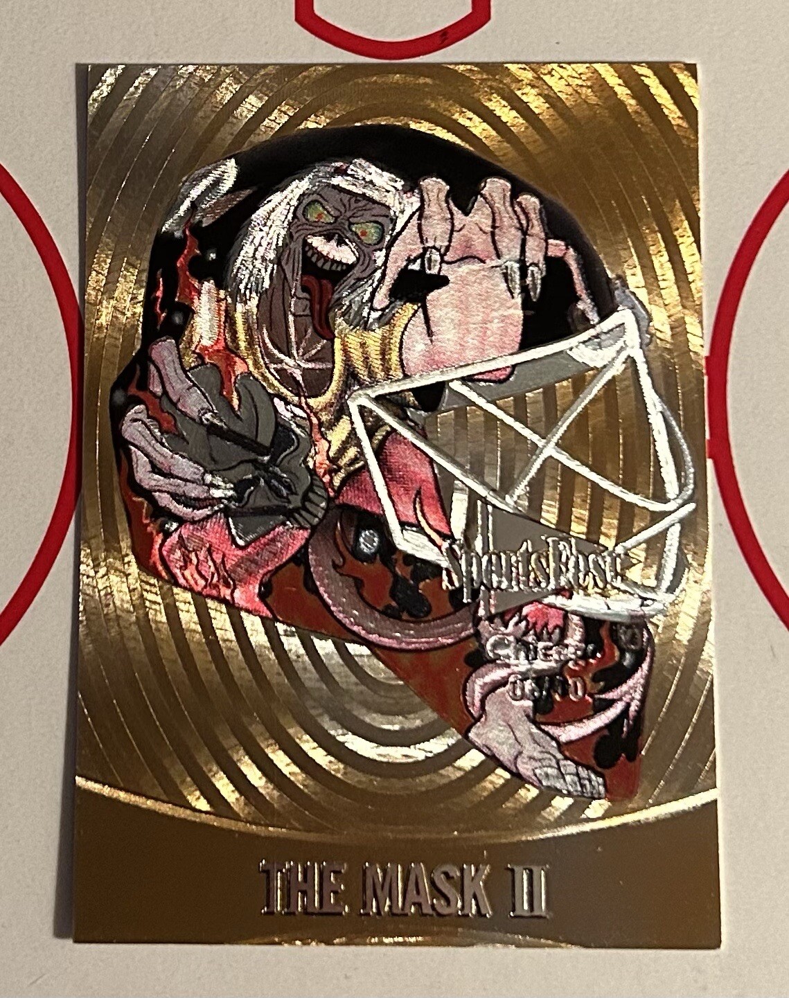 2002-03 ITG Between the Pipes The Mask II GOLD Roman Turek #06/10 ...