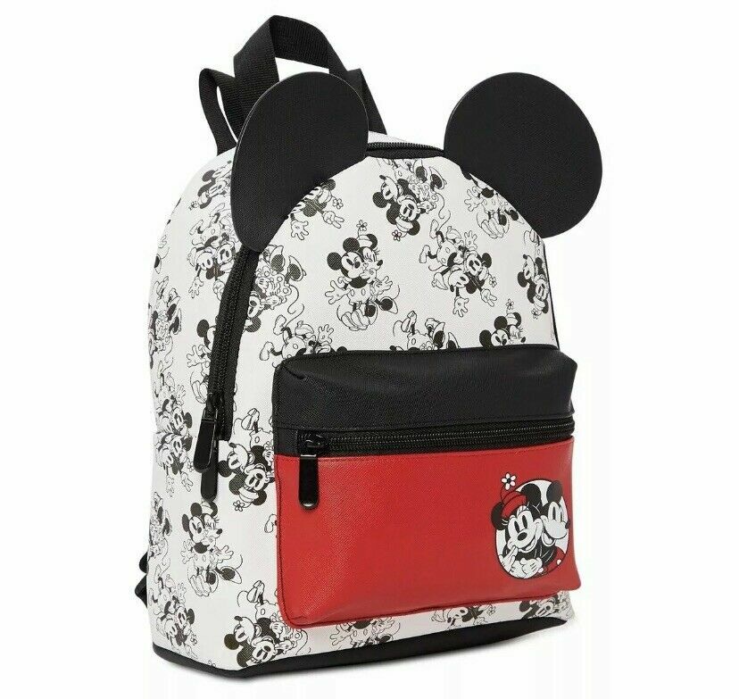 New~Mickey & Minnie Mouse~Small-Mini-Backpack~Kids~School~Travel~Boy ...