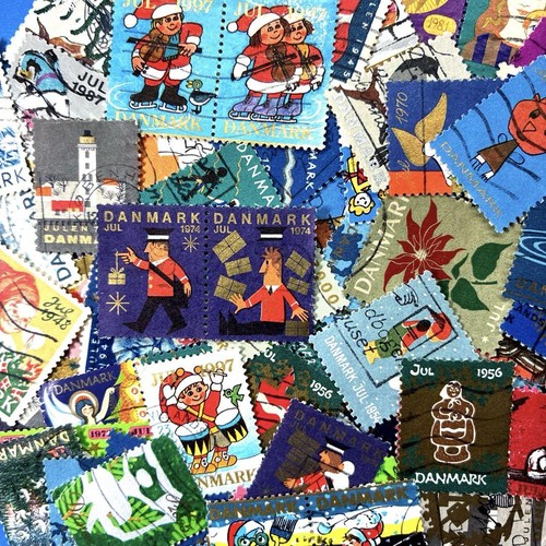 Used Danish stickers Christmas various 100 sheets | eBay