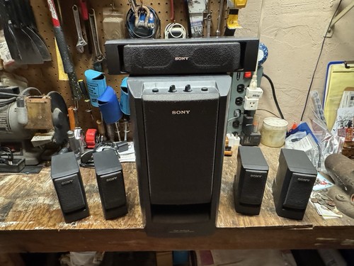 Sony SA-W303 35W Active Super Subwoofer, 4 SS-V130 & 1 SS-CN130 ...