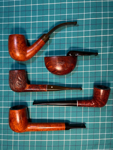 Five Pipes with a Very Rare W.D.C, a Cellini, Big Ben.... 5 Pipe Lot ...