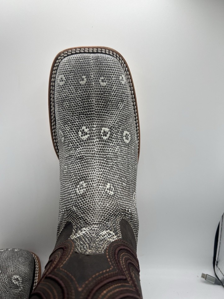Exotic Lizard ring Western Boots Men’s Size 9 | eBay