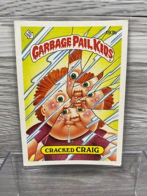 1986 Topps Garbage Pail Kids Series #193b CRACKED CRAIG | eBay