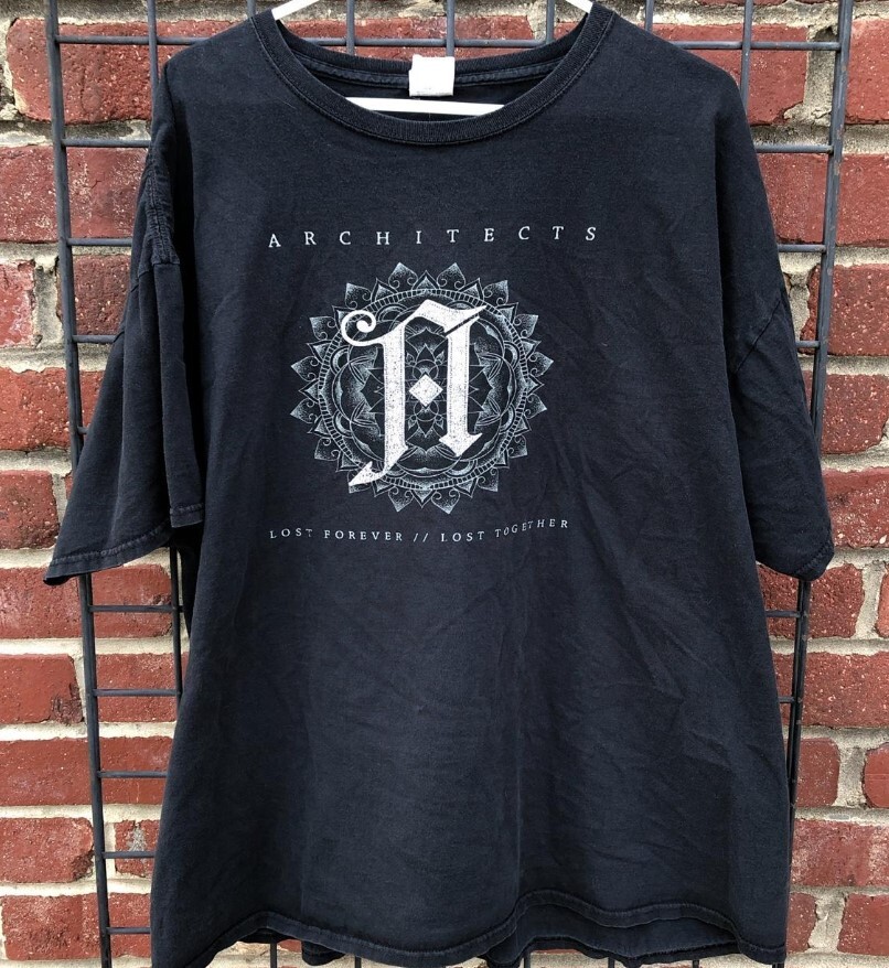 Architects metalcore band t-shirt, reprinted shirt, gift for fan | eBay