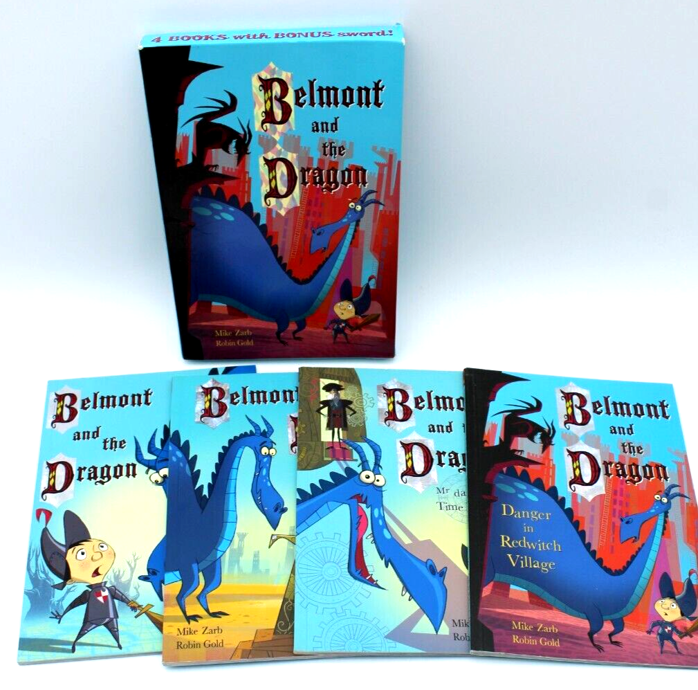 Belmont & the Dragon Box Set - 4 Paperback Books Mike Zarb Robin Gold ...