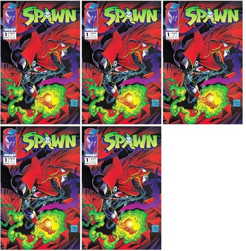 Spawn #1 McFarlane Direct Edition Cover Image Comics - 5 Comics | eBay