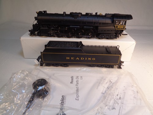 HO Scale Precision Craft Models Reading T1 4-8-4 Steam Engine #2111 ...