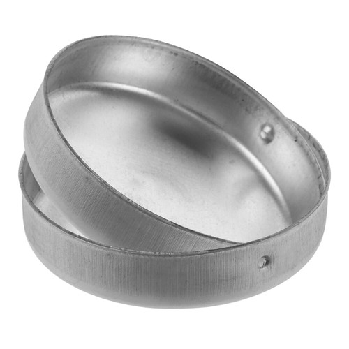 2 Pcs Warning Column Cap Decorative Post Caps Pyramid Cover Metal for ...