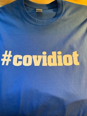shirt Covidiot #covidiot Social Distance Dont be a idiot humor custom ...