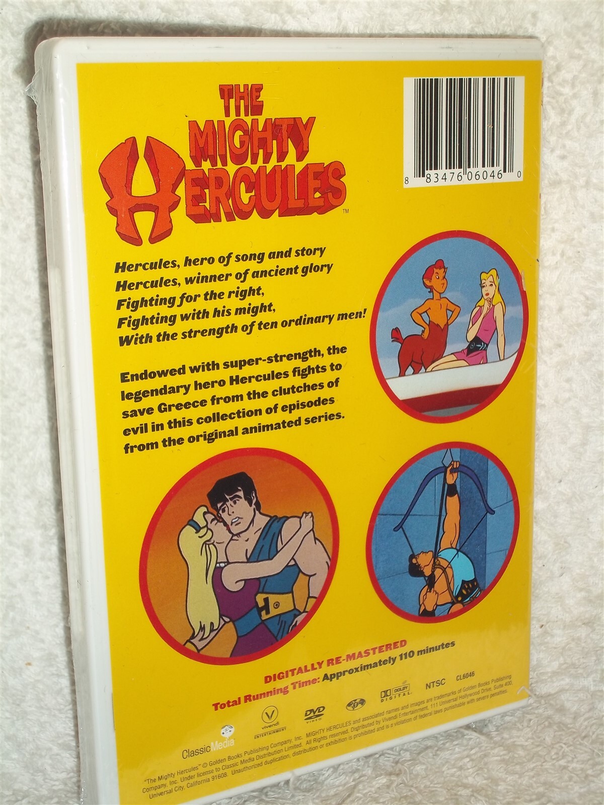 The Mighty Hercules (DVD, 2011) legendary hero animated cartoon family ...