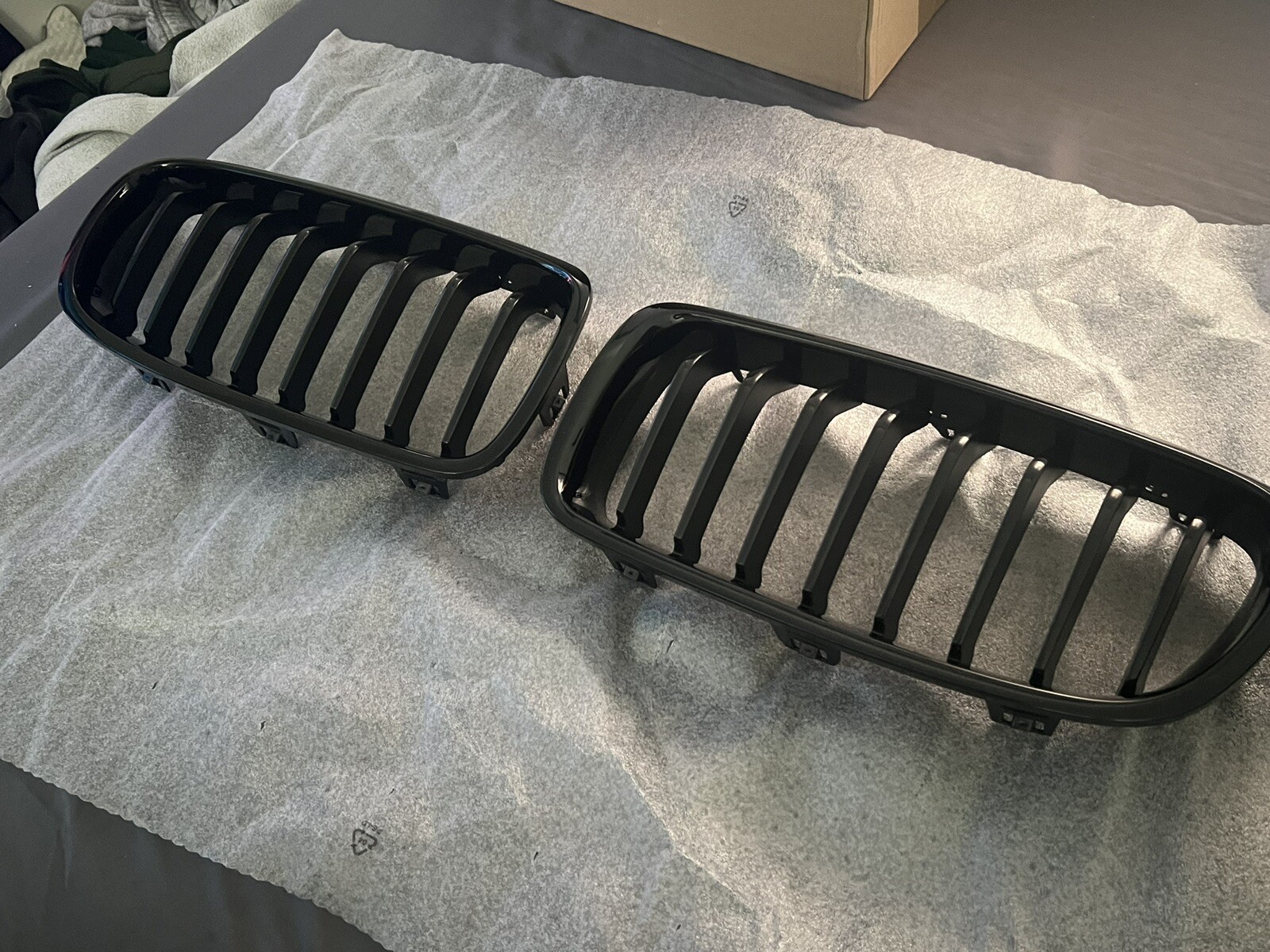 OEM BMW M Performance Black Kidney Grilles for F30/F31 3 Series ...