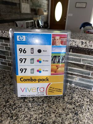hp combo-Pack Inkjet Print Cartridges, 1 black, 2 Tri-Color New ...