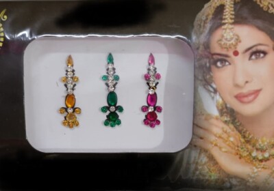 Pack of 6 Pcs Multi Long Bindi Strip Women Ladies Girl Partywear Tattoo ...