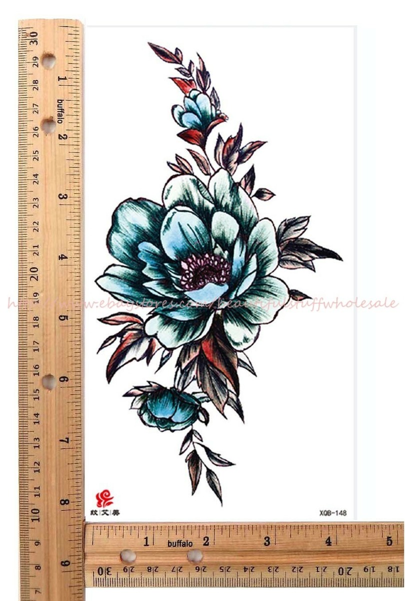 Neo Traditional Flower Tattoo Designs