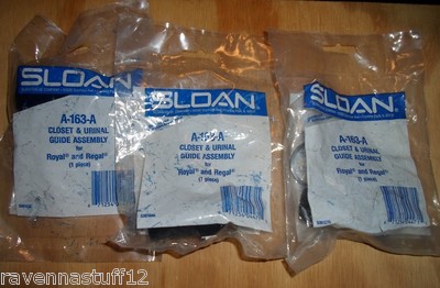 SLOAN A-163-A CLOSET & URINAL GUIDE ASSEMBLY (NEW IN PACKAGE) LOT OF 3 ...