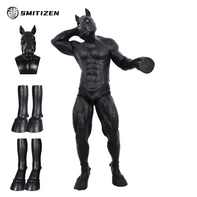 Smitizen Silicone Black Horse Feet Glove Hoof Mask Costumes Fetish ...