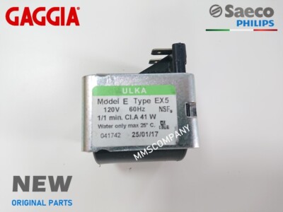 Saeco Gaggia Parts - Coil for ULKA EX-5 Vibratory Water Pump 120V, 41W ...