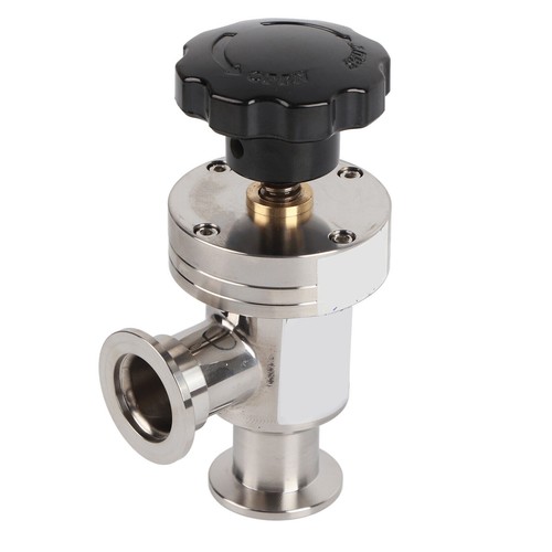 KF25 304 Stainless Steel High Vacuum Manual Right Angle Bellow ...