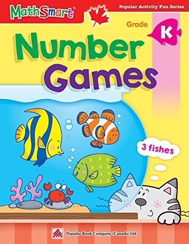 MATHSMART ACTIVITY:NUMBER GAMES,GRADE K - paperback Popular Book ...