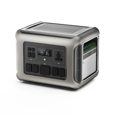 Portable Power Station 1920Wh LiFePO4 Solar Generator 2500W Pure Sine ...