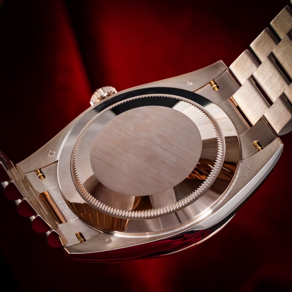 Rolex Day-Date 40 Everose Gold Chocolate Dial 228235 Complete Set | eBay
