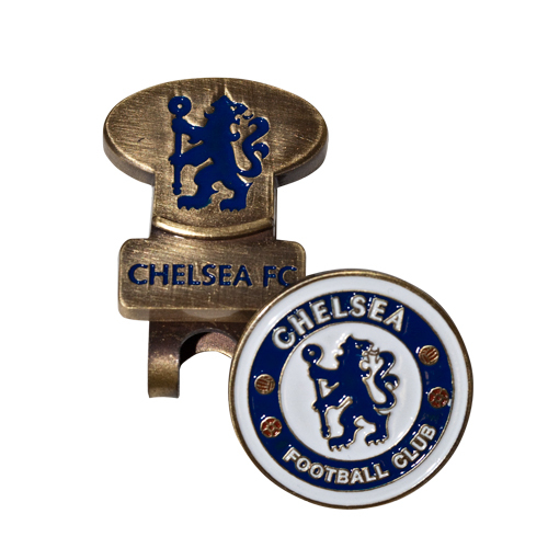 CHELSEA FC HAT / VISOR / CAP CLIP AND GOLF BALL MARKER | eBay
