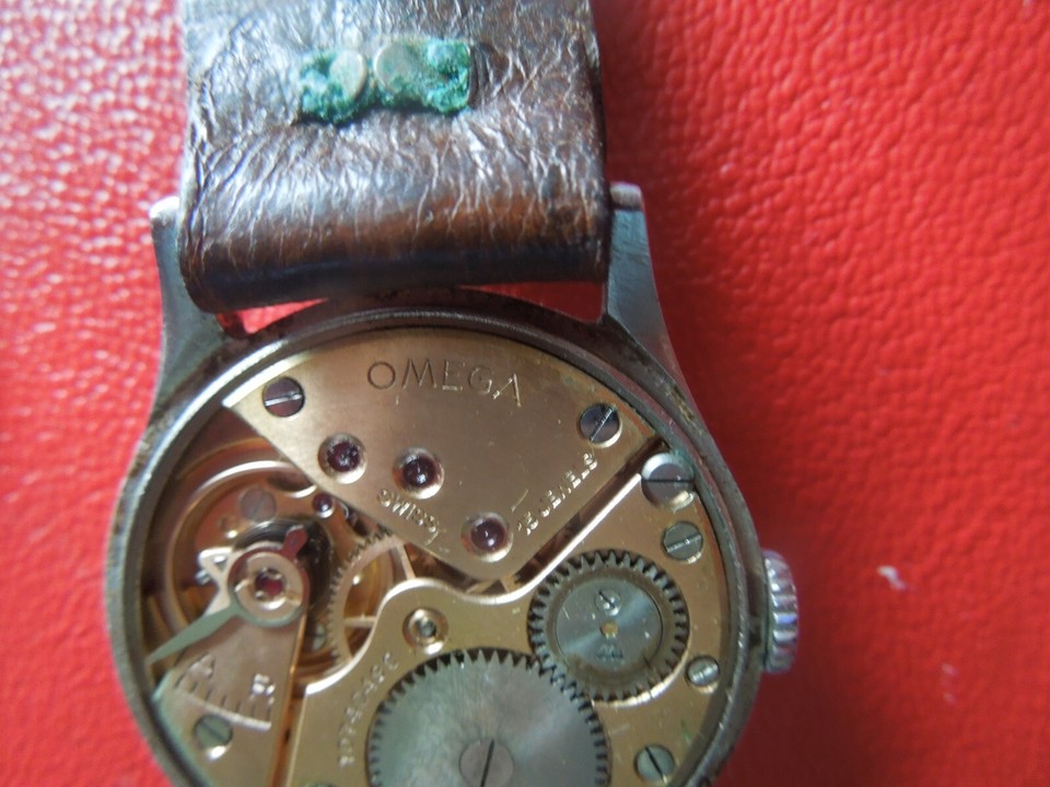 WRIST WATCH OMEGA 1940/50s SCARCE TYPE AS FOUND RUNS SEE DESCRIPTION | eBay