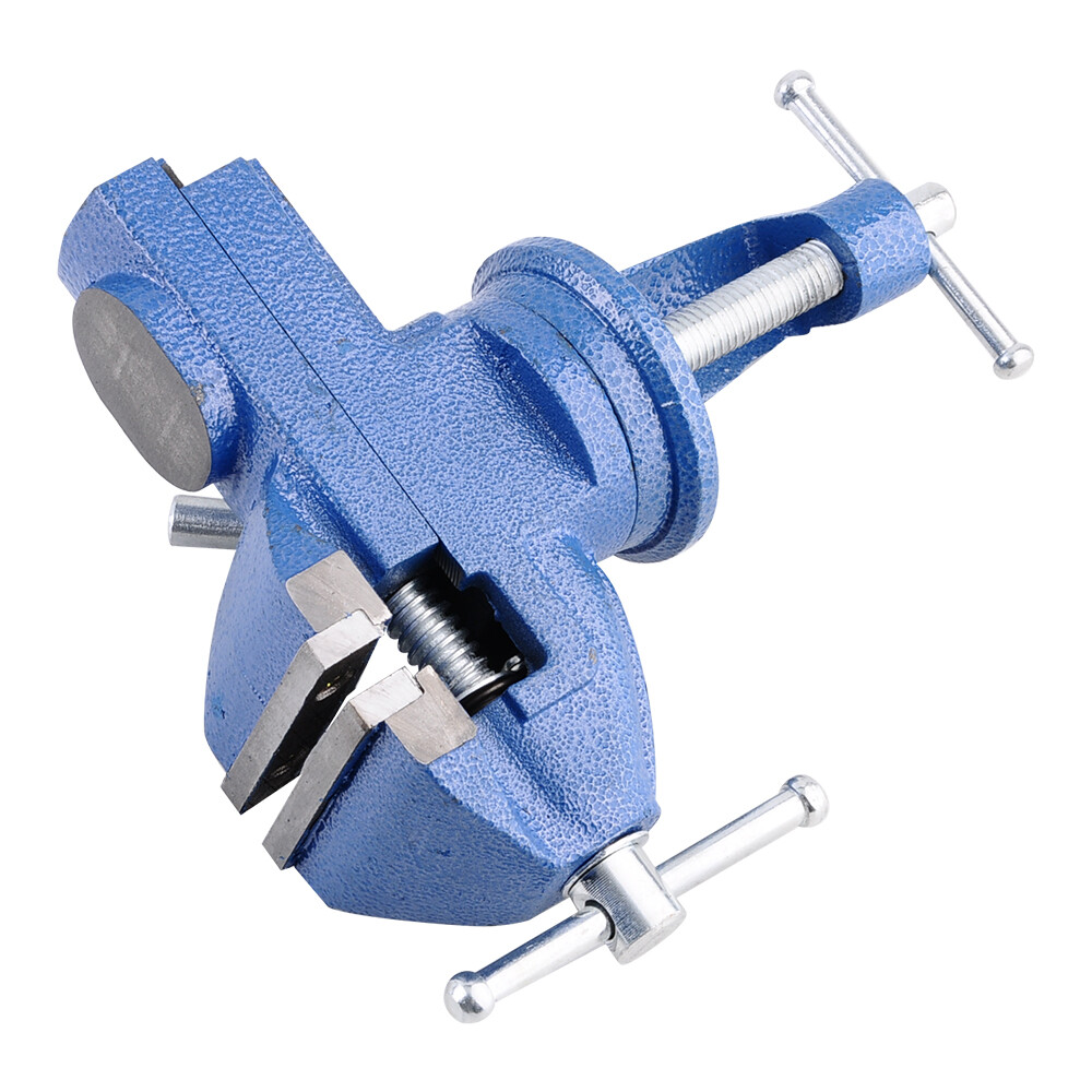 Heavy Duty Work Bench Table Engineers Vise Swivel Base Workshop Vice ...