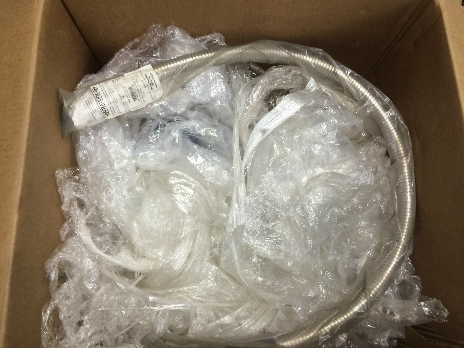 NEW RATERMANN 48" STAINLESS STEEL BRAIDED CRYO FLEX HOSE OXYGEN 1/2 ...